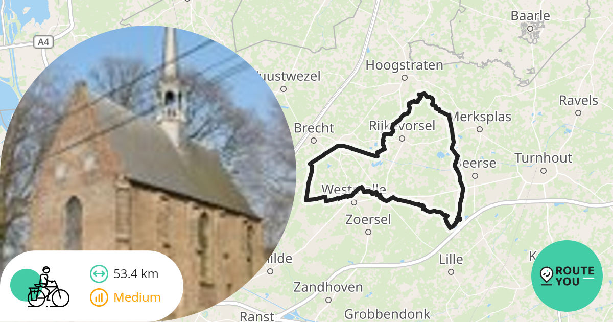 De Lilse Bergen - Recreatieve fietsroute | RouteYou