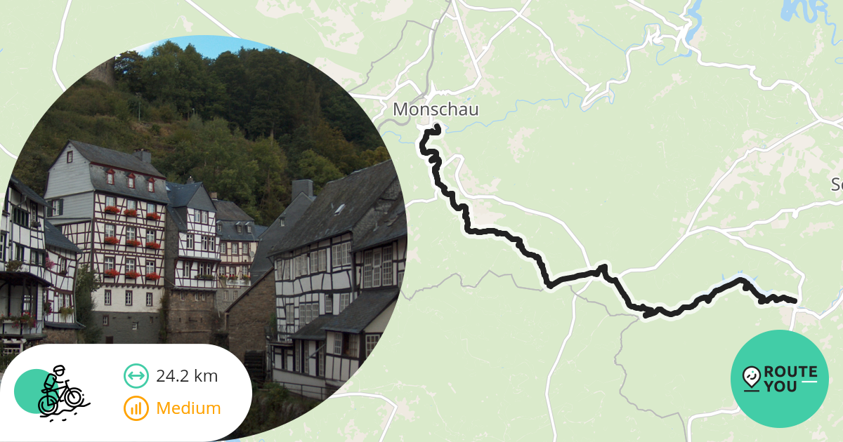 Herdenkingsweg 2: Hellenthal - Monschau - Mountainbikeroute | RouteYou