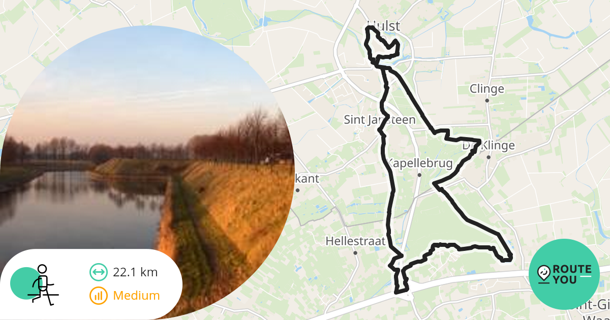 Kemzeke - Wandelroute | RouteYou