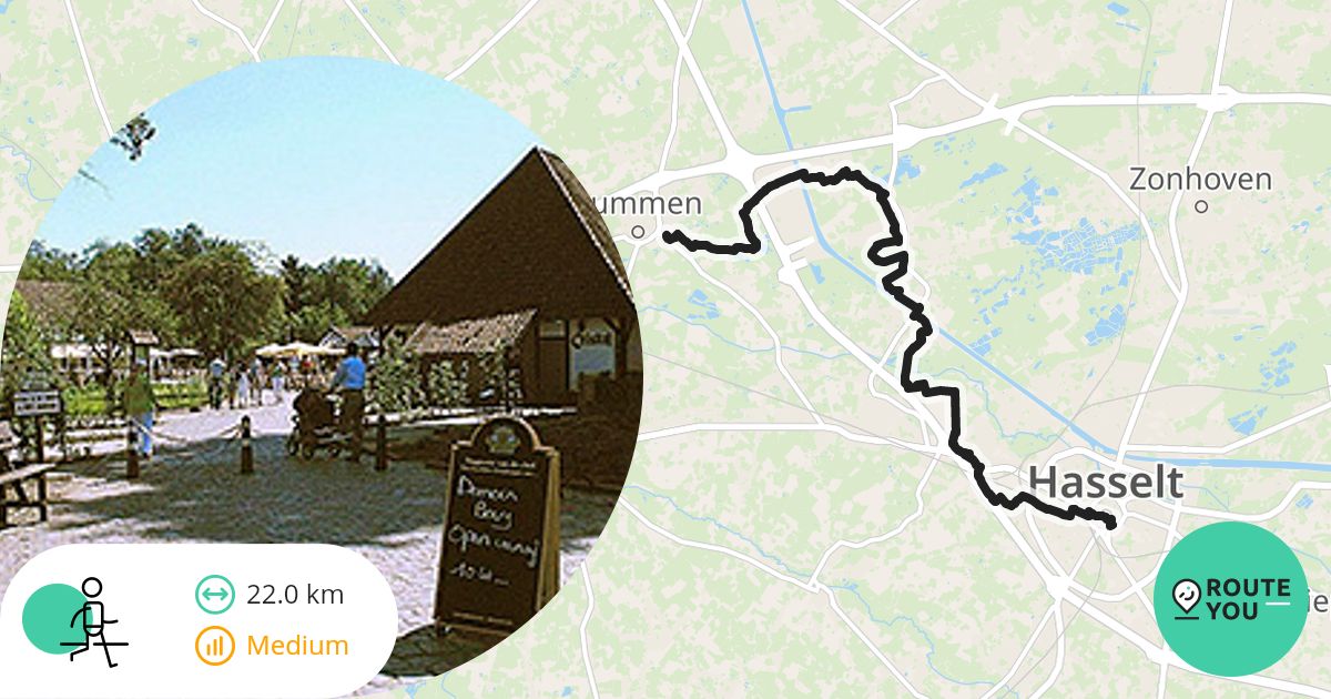 2021 - Etappe 2 - Lummen - Hasselt - Wandelroute | RouteYou