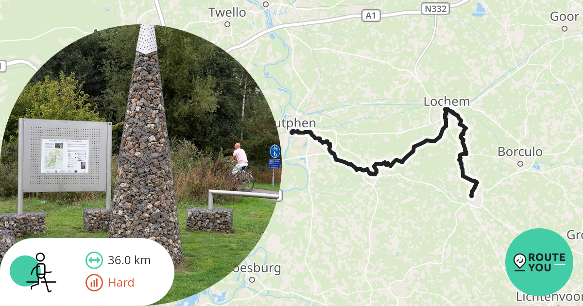 Ruurlo - Zutphen - Wandelroute | RouteYou