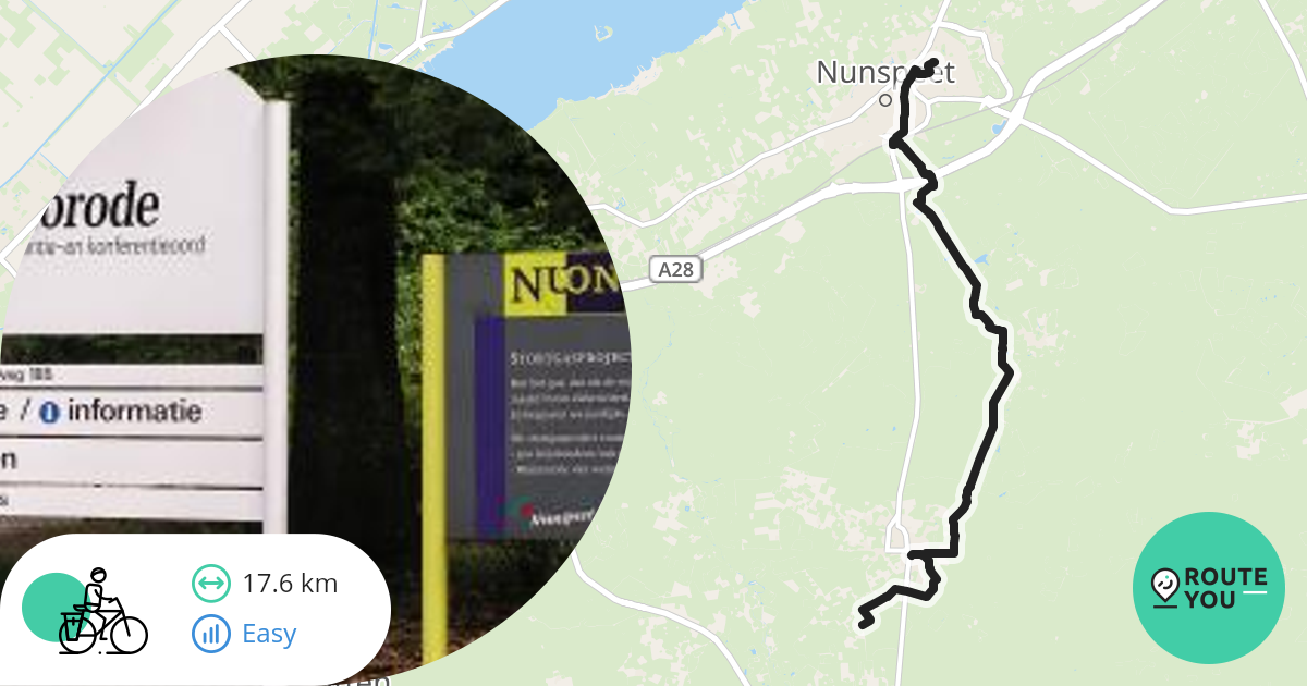 Elspeet - Nunspeet - Recreatieve fietsroute | RouteYou