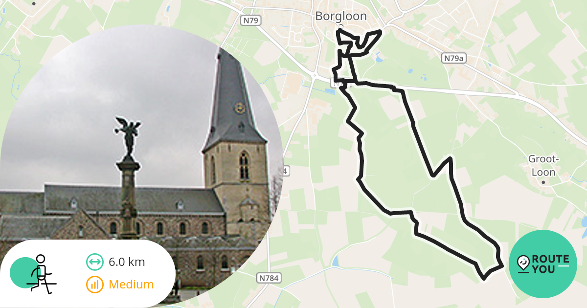Borgloon blauwe route - Wandelroute | RouteYou