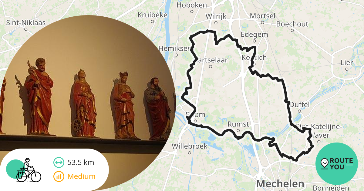 Wilrijk - Recreatieve fietsroute | RouteYou