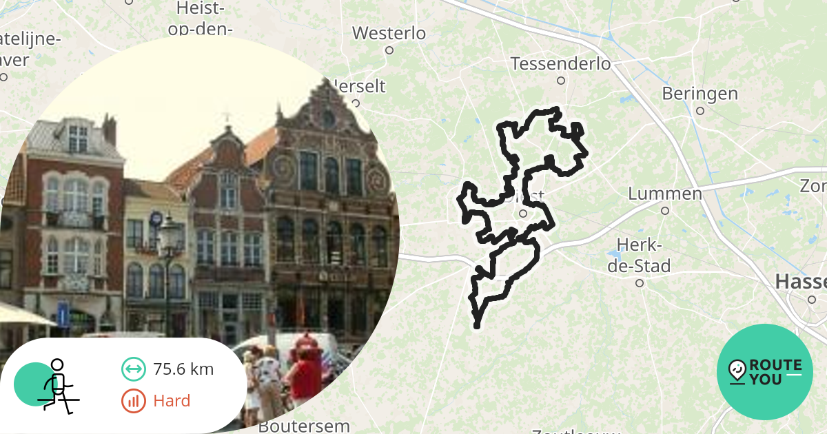 Waanrode toerke Diest 2 - Wandelroute | RouteYou