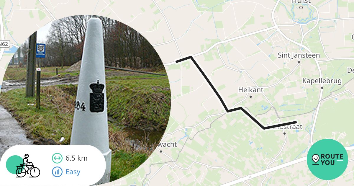 Kemzeke - Koewacht - Recreatieve fietsroute | RouteYou