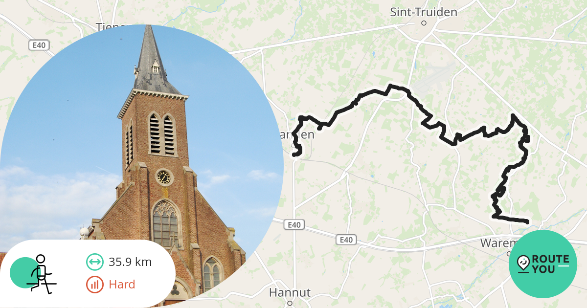 Borgworm - Landen - Wandelroute | RouteYou