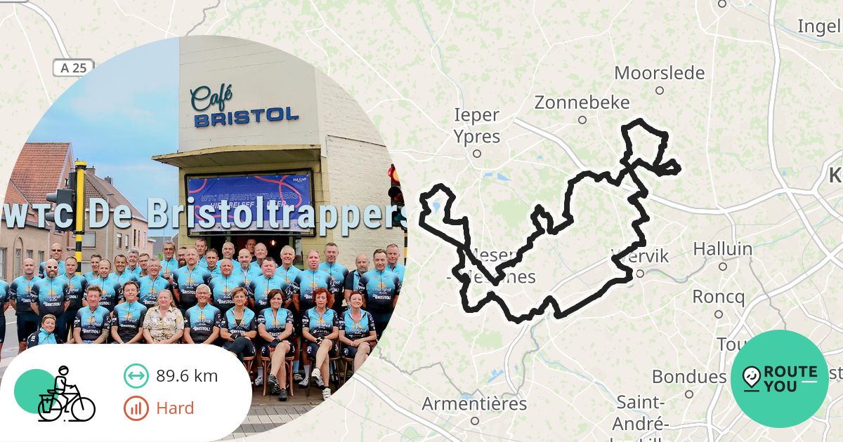 Bristolrally 2023 - 89km - Recreatieve fietsroute | RouteYou