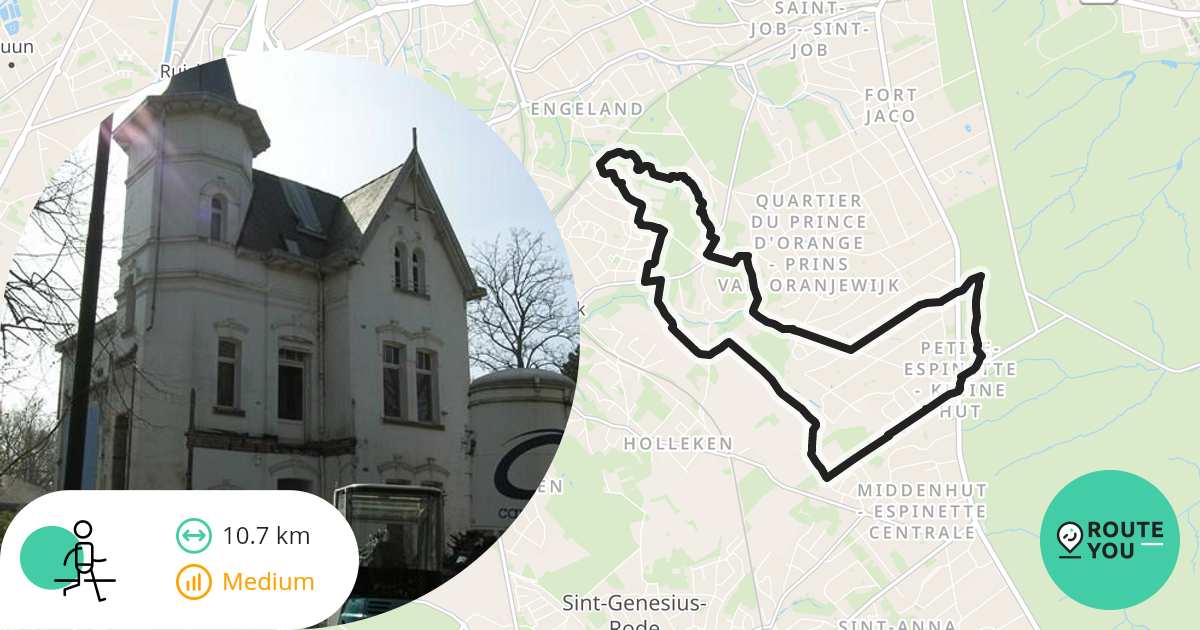 Ukkel - Linkebeek (GR) - Forêt de Soignes - Wandelroute | RouteYou