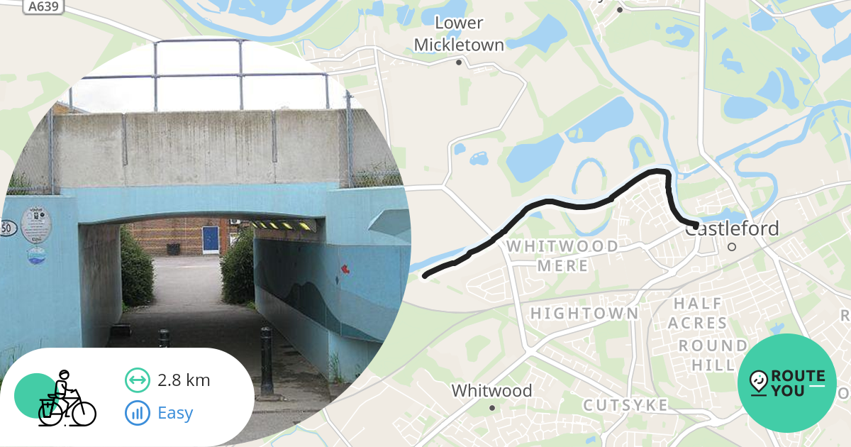 Castleford Wakefield Greenway - Recreational cycle route | RouteYou