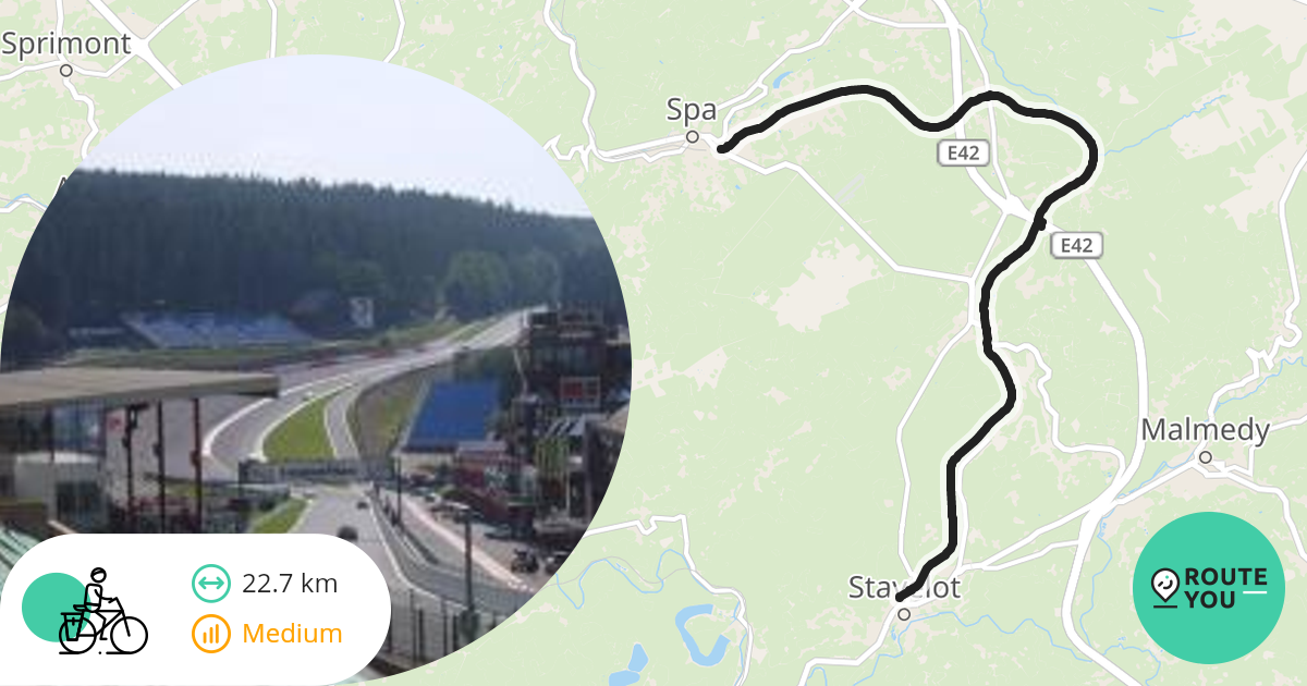 Stavelot - Spa Ravel 44A - Fietsroute | RouteYou