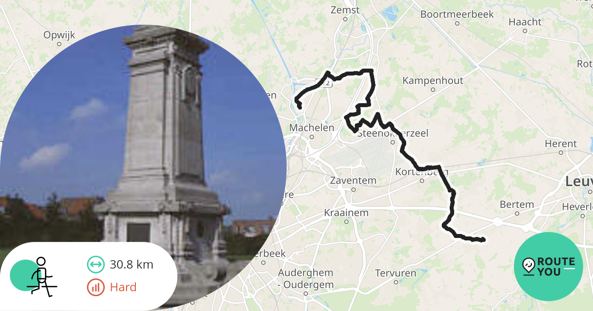 Vilvoorde - Leefdaal - Wandelroute | RouteYou