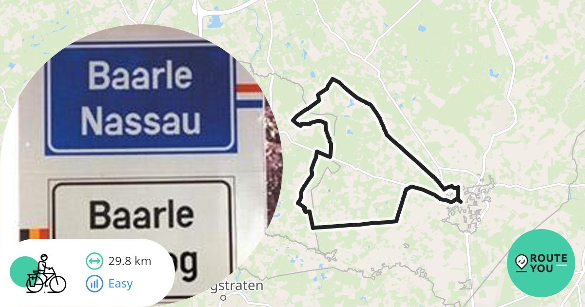 Fietsen rondom Niemandsland vanaf Baarle-Nassau rond - Recreatieve ...