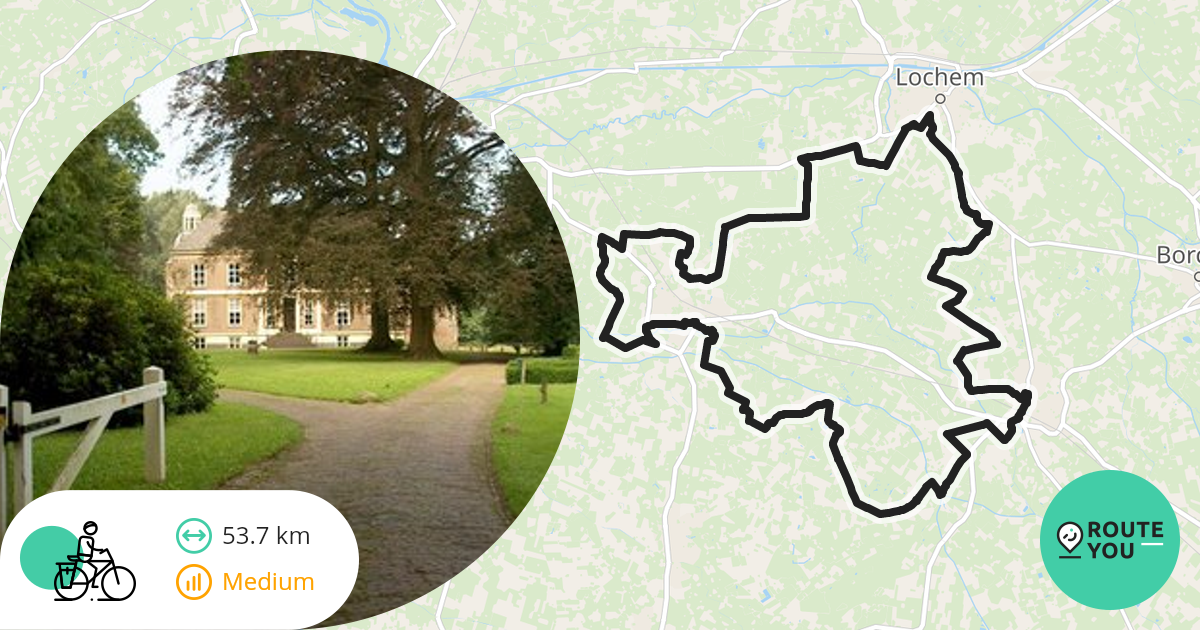 Knooppunten route Vorden-Lochem via Ruurlo - Recreatieve fietsroute ...