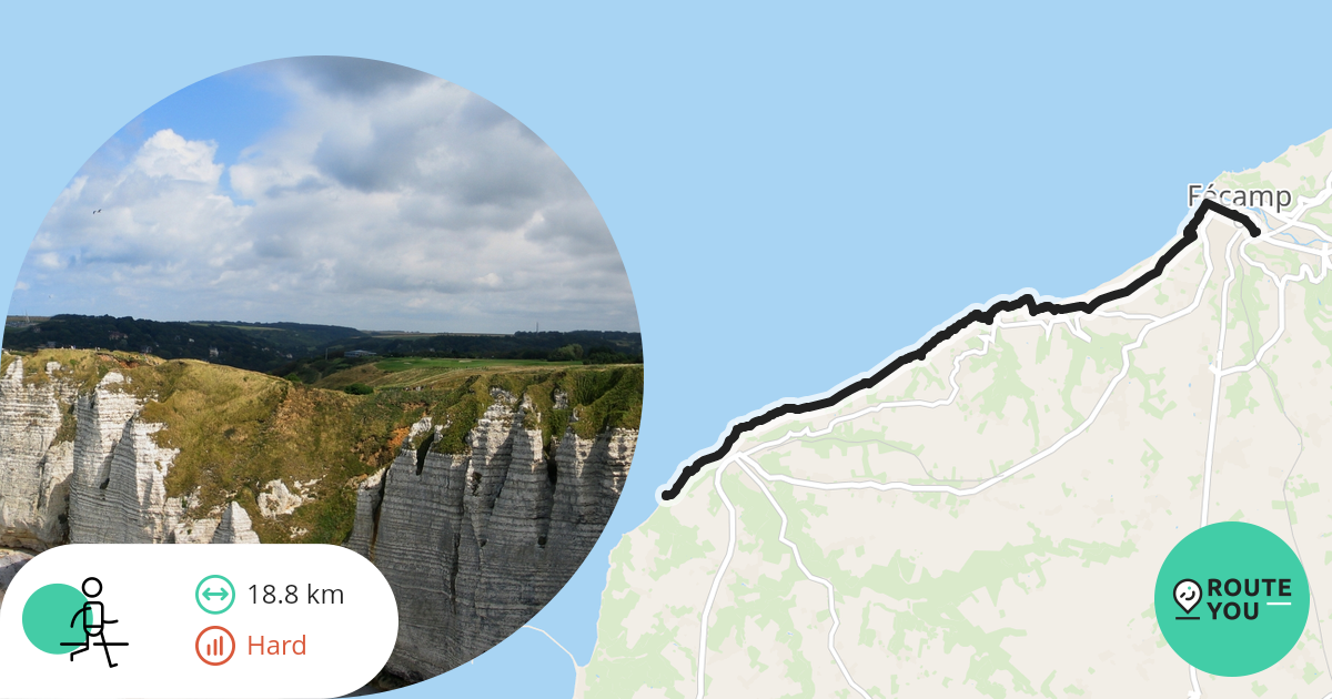 gr21 Fecamp -Etretat - Wandelroute | RouteYou