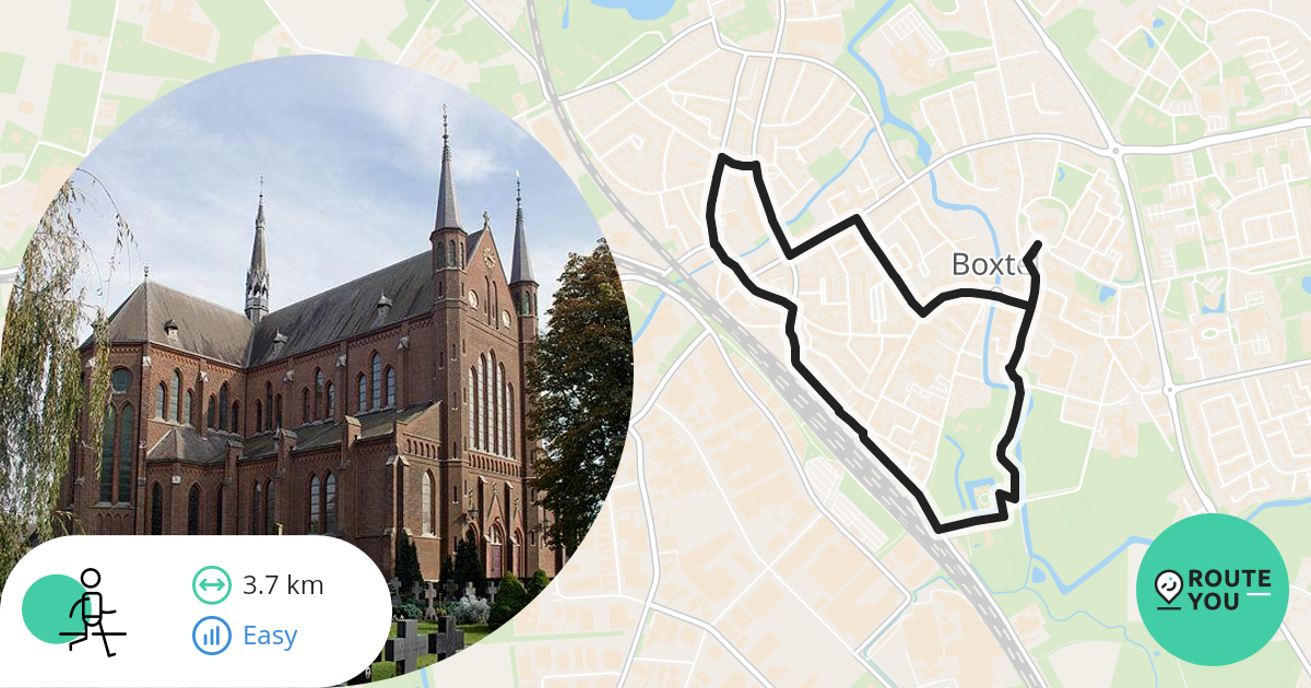 43104. Wandelnetwerk Groene Woud startplaats Boxtel Station ...