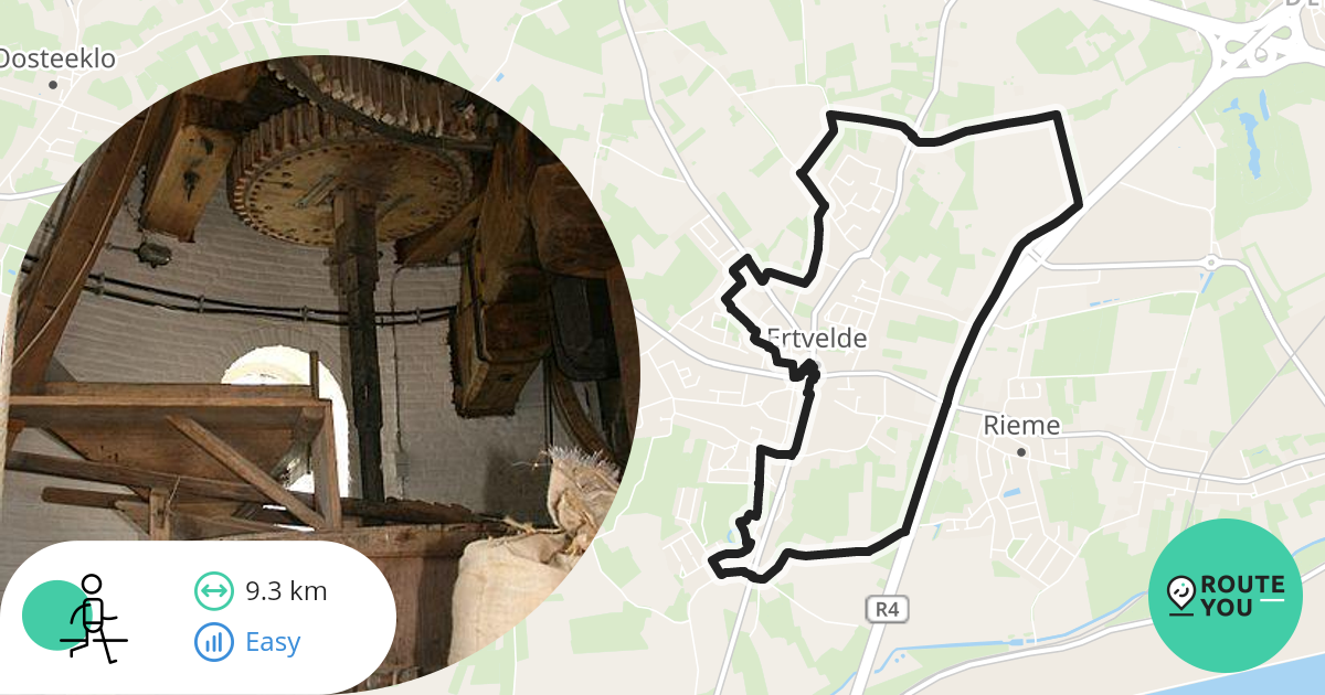 Ertvelde - Wandelroute | RouteYou