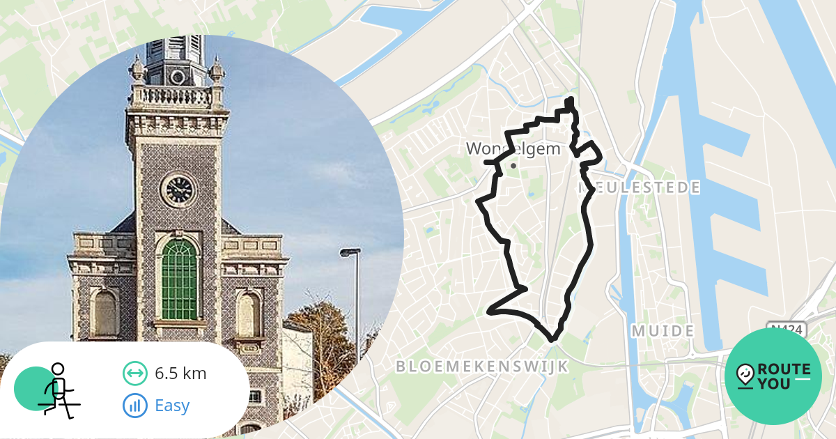 Wondelgem 16* MEERSEN NOORD - Wandelroute | RouteYou