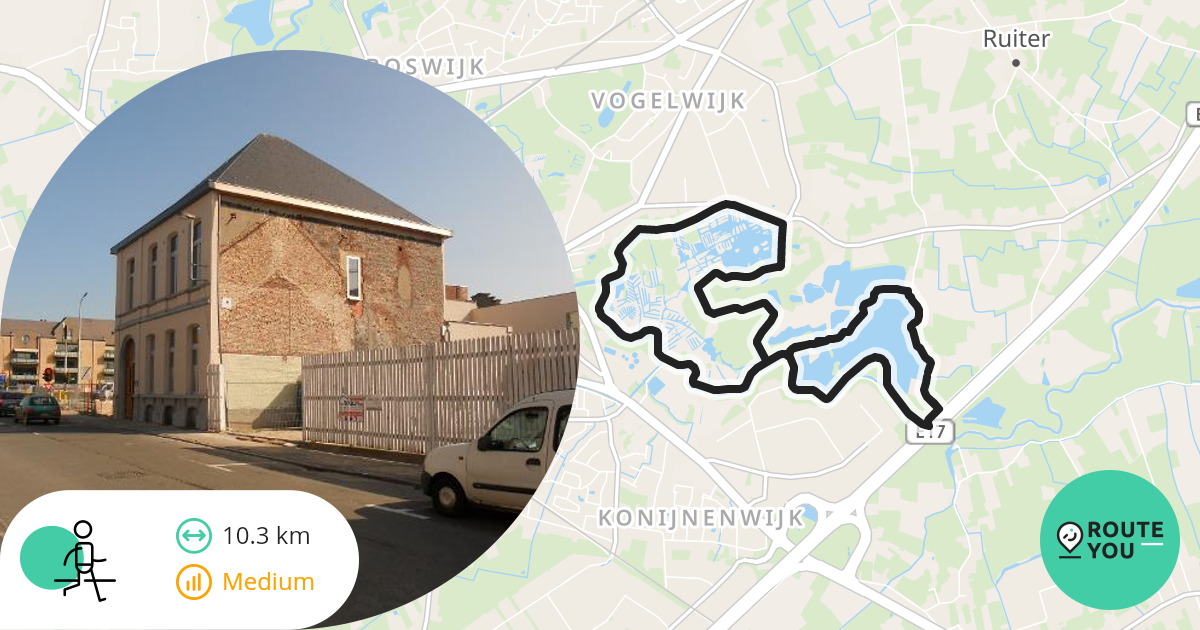 Waasmunster - Lokeren - Waasmunster - Wandelroute | RouteYou