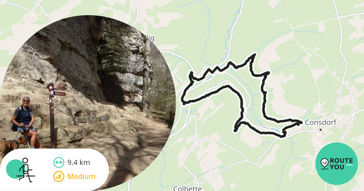 Consdorf Mullerthal walk - Wandelroute | RouteYou