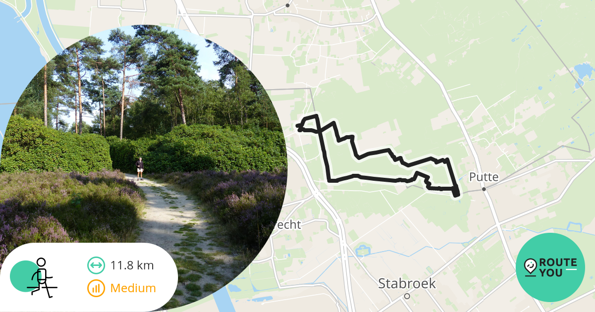 A'pen/Stabroek/Moretusbos 11 km - Wandelroute | RouteYou