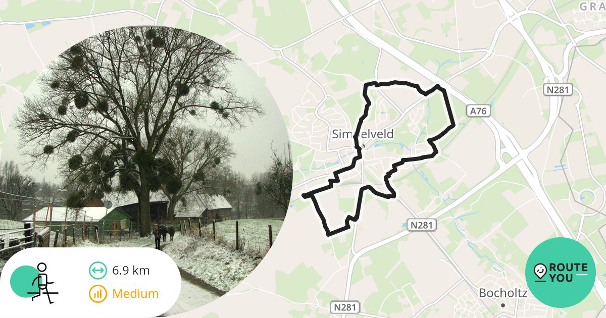 Woensdagtocht korte afstand door Simpelveld - Wandelroute | RouteYou