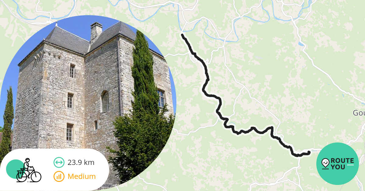 Vallée du Céou - Itinéraire à vélo | RouteYou