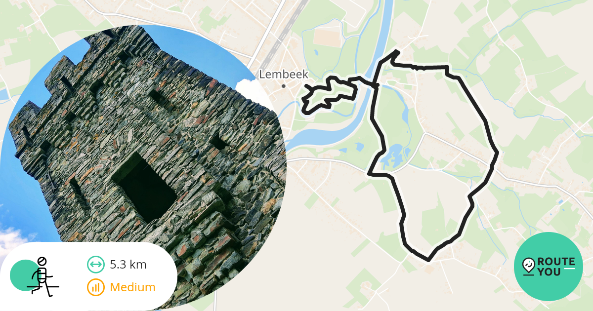 Kasteelpark en Malakofftoren te Lembeek - Recreatieve wandelroute ...